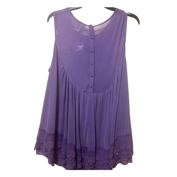 indigo thread.co | Tops | Vibrant Purple Sleeveless Asymmetrical Tunic ...